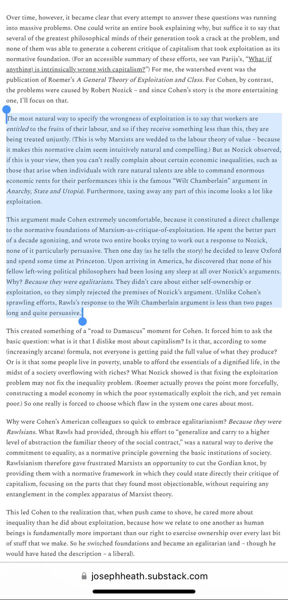 Marxism was destroyed bc someone finally pointed out that all the ...