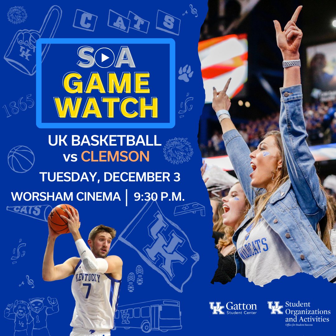 Student Organizations and Activities on X It s the ACC vs. SEC Challenge Come cheer on your Kentucky Wildcats men s basketball team as they play the Clemson Tigers Game will be broadcasted live