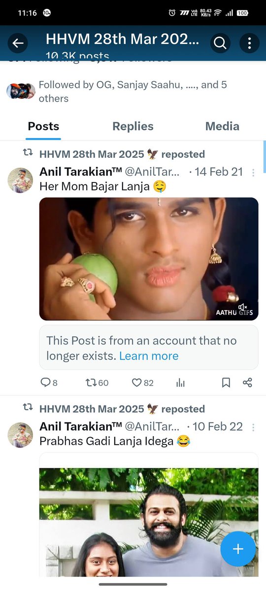 A thread on Morphs , abuse tweets , posting private information and threatening others by Anil ...