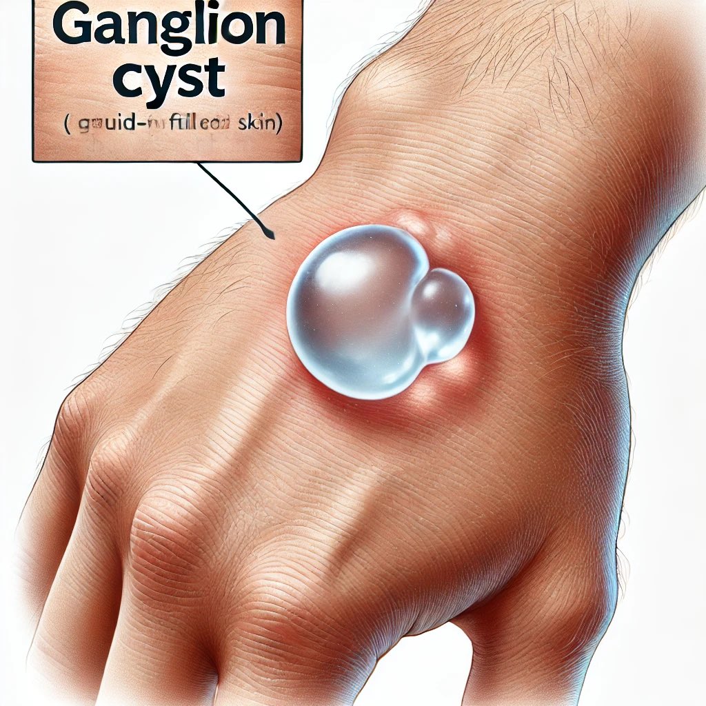 GANGLION CYSTS Ganglion cysts are small non-cancerous lumps that appear ...