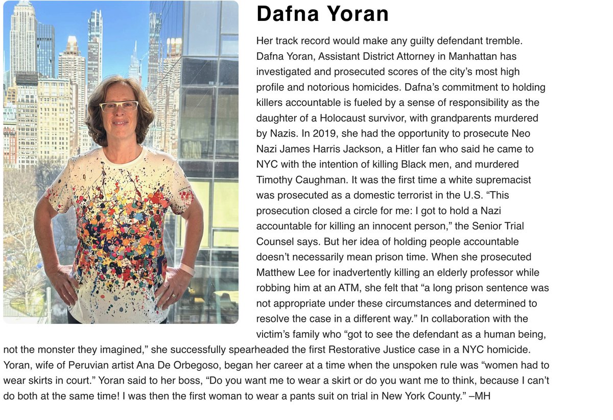 This is Daniel Penny's prosecutor Dafna Yoran (Who repeatedly referred ...