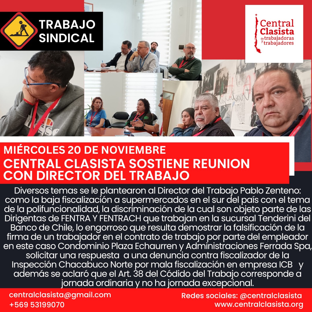 Central Clasista de Trabajadoras y Trabajadores (@CentralClasista ...
