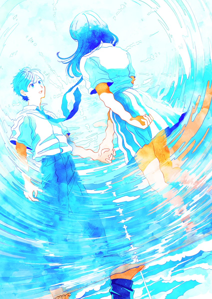 「Eve New Album「Under Blue」"音楽を絵にする"・トリビュー」|Eve OFFICIALのイラスト