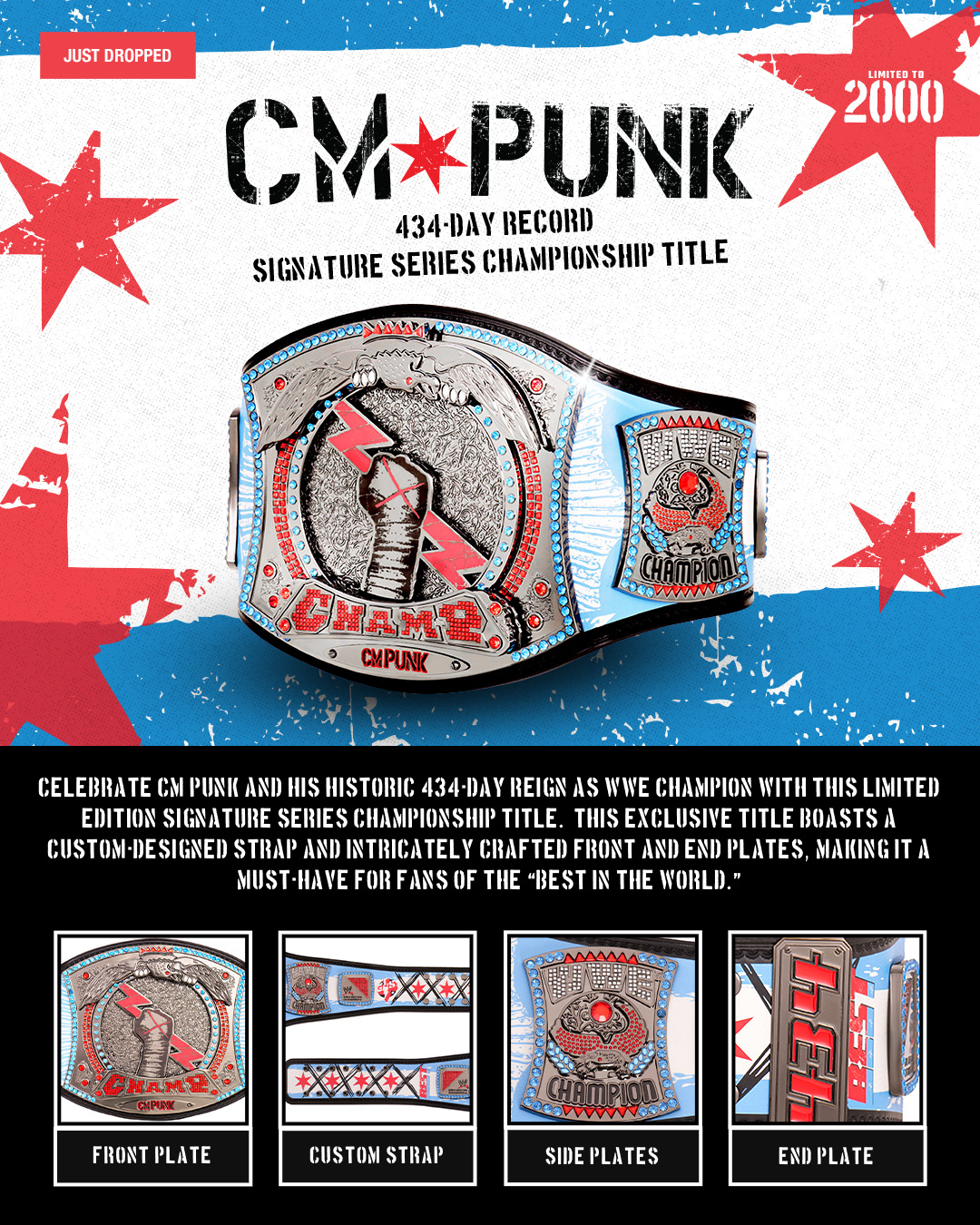 Cm Punk New Logo CM Punk Stacked Logo ISlide