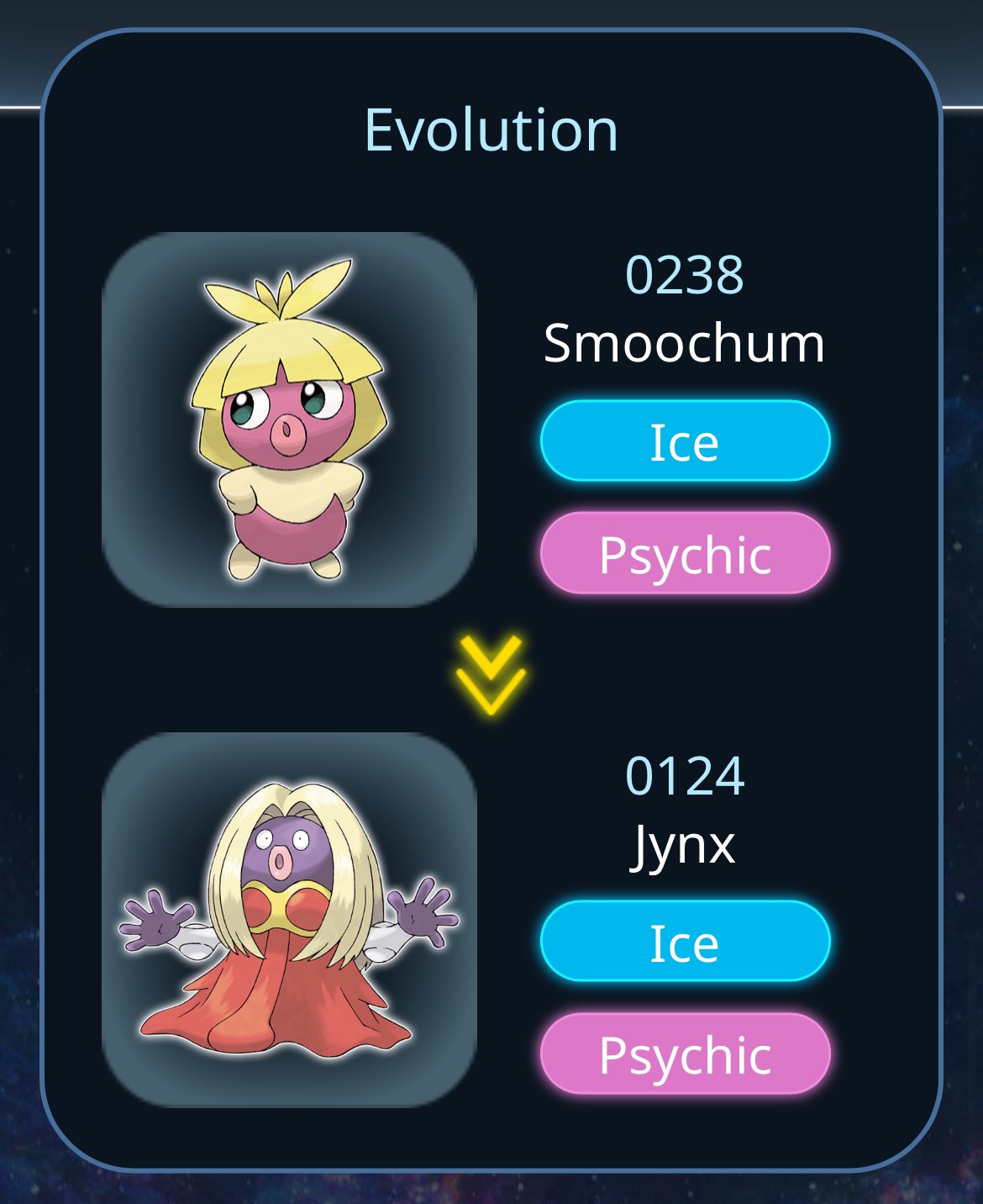 Smoochum Evolution Smoochum 31/115 EX Unseen Forces 2005 Reverse Holo