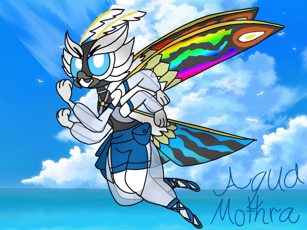 Aqua Mothra
