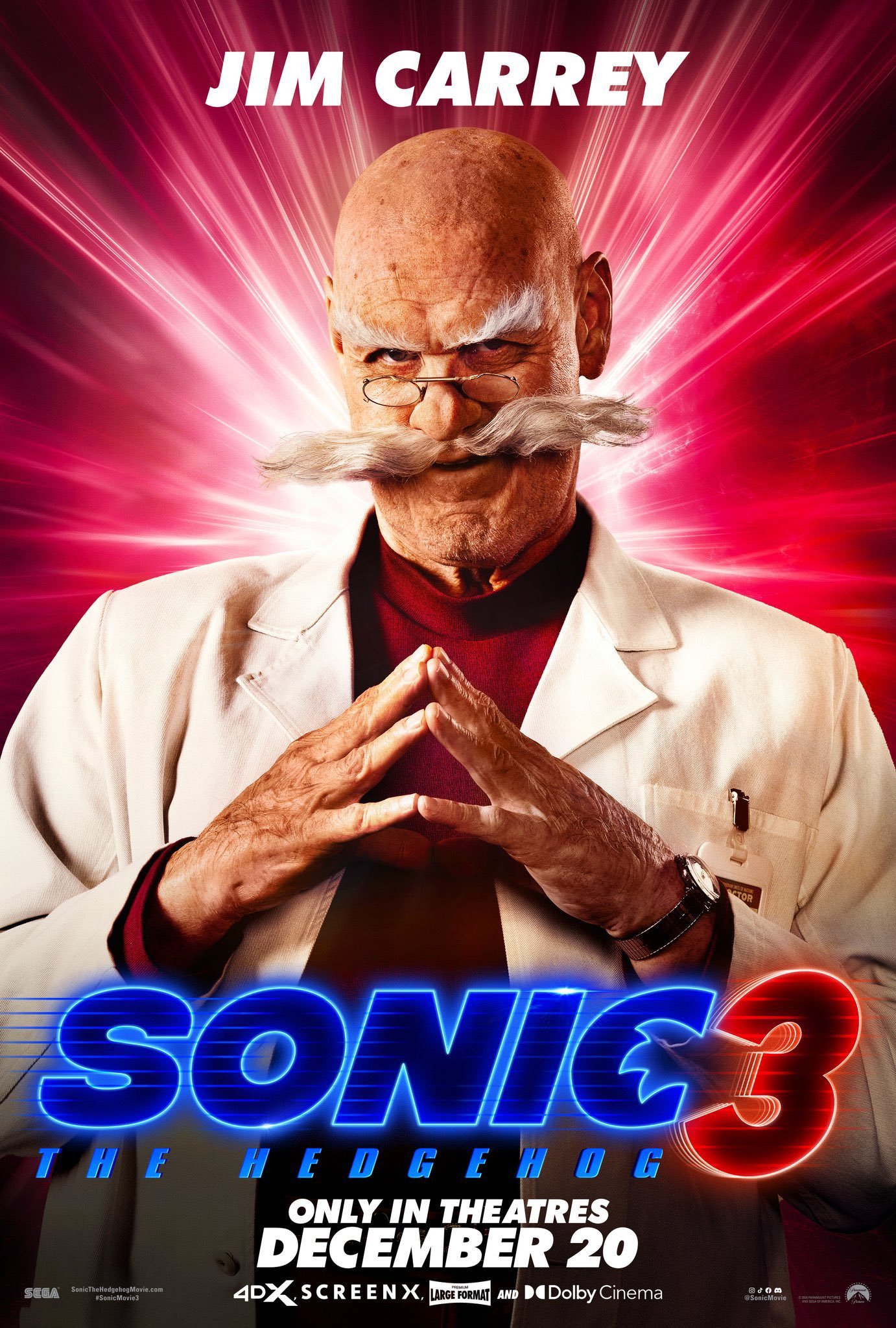 Jim Carrey 2024 Films Sonic The Hedgehog | The Doctor Is Back (2024