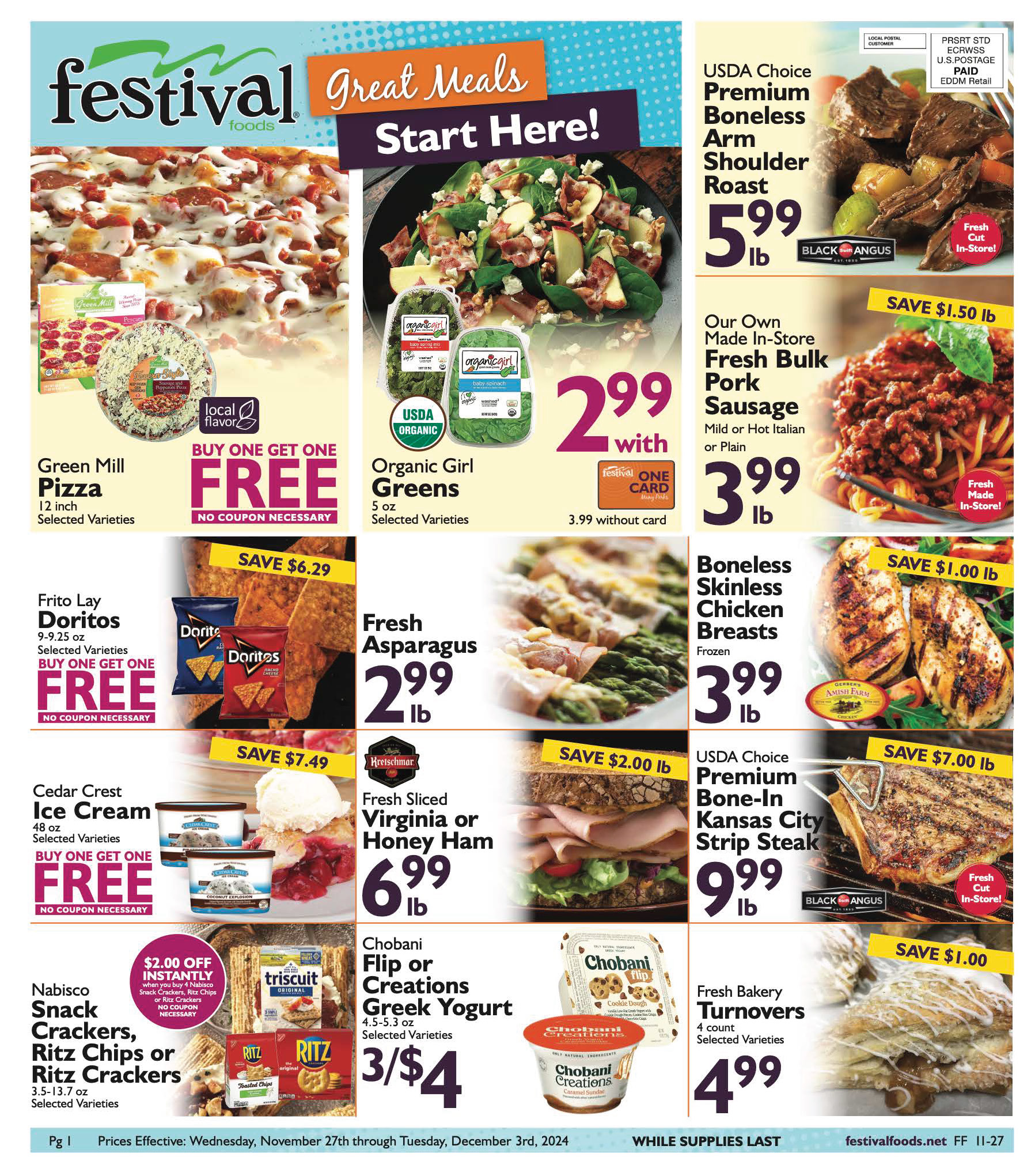 Festival food hours store