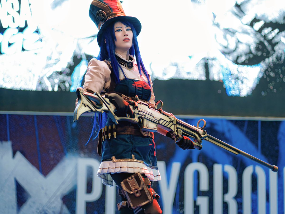 Cosplay De Caitlyn, Oficial De League Of Legends Clearance】[Last