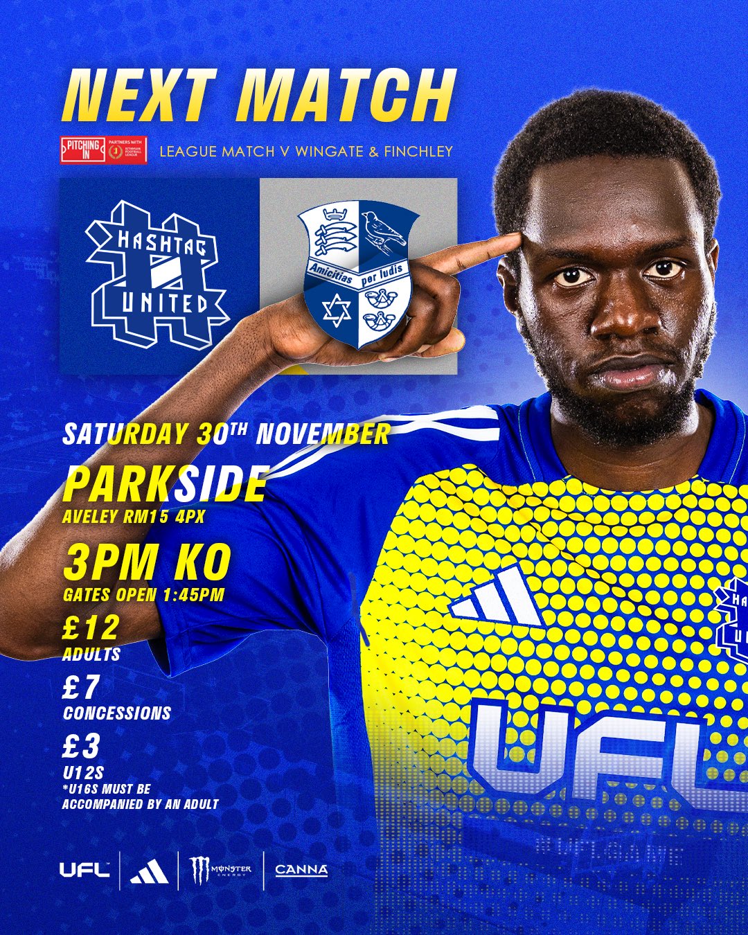 Hashtag united league store