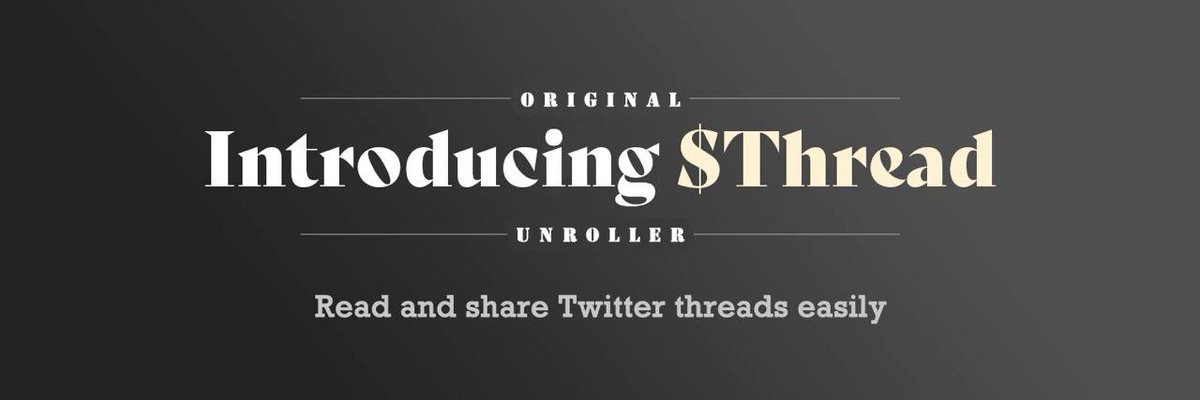 Thread Announcement: Introducing $Thread - Based on Solana by Thread ...