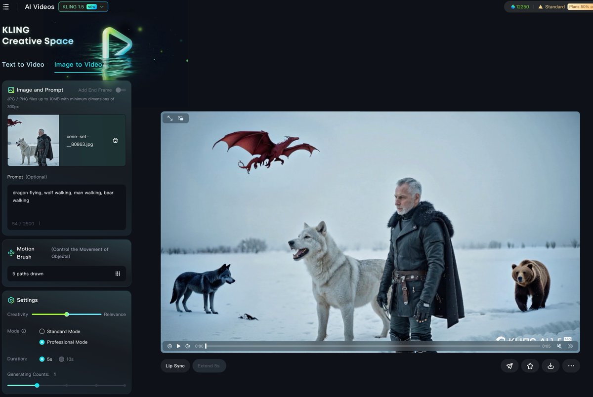 Thread By @EHuanglu - This AI Motion Brush tool is insane!...