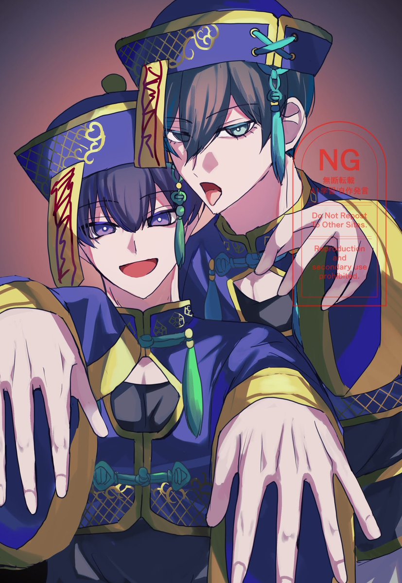 「rnis キョンシー 」|あお🧵5/3東7k15aのイラスト