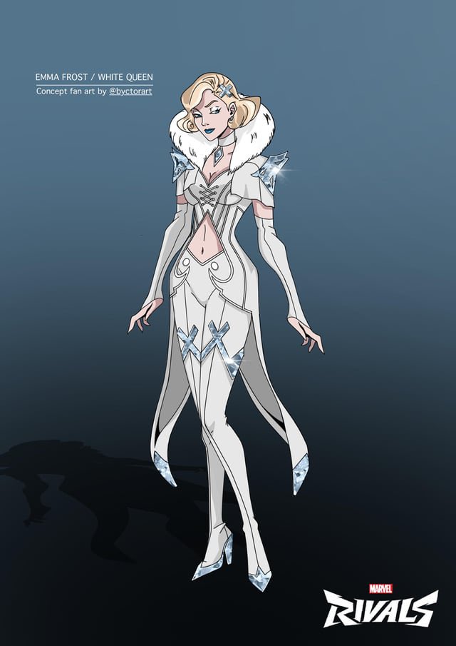 Marvel Rivals Emma Frost fanart by Byctorart @MarvelRivals https://t.co ...
