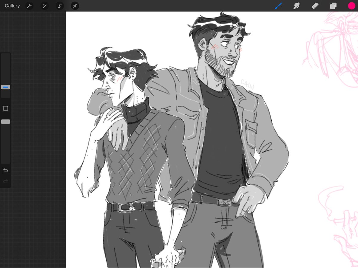 「i'll post my break doodle here too why not #jayvik #wip 」Cain 👁‍🗨👅👁‍🗨 ...