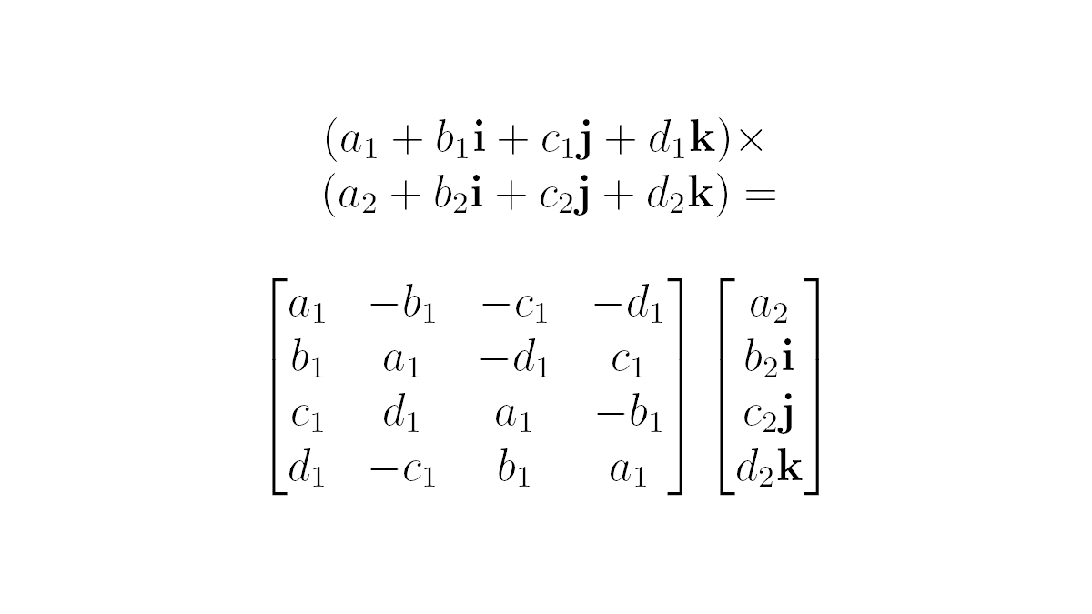 Quaternion Multiplication Quaternions | RhinoDOC Wiki | Fandom