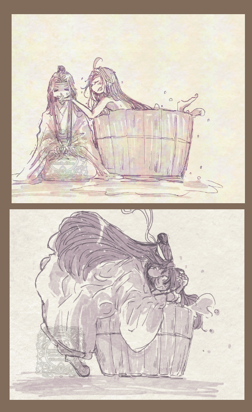 「#MDZS 『髪』(リメイク) 」EastBudの漫画