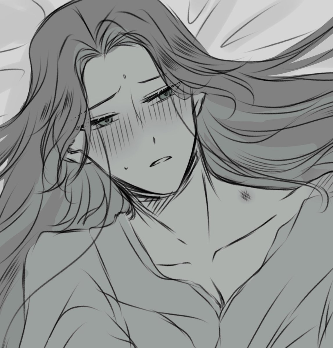 「46話 写経 蒼穹山派、最高〜‼️ #svsss #人渣反派自救系统 」yuriは原稿中の漫画