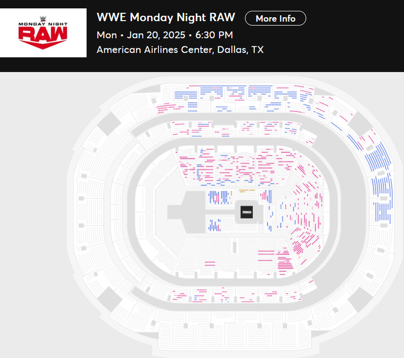 American Airlines Center Wwe Seating Chart Wrestling Photos At