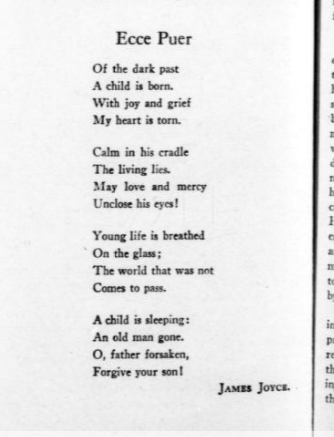James Joyce Poems