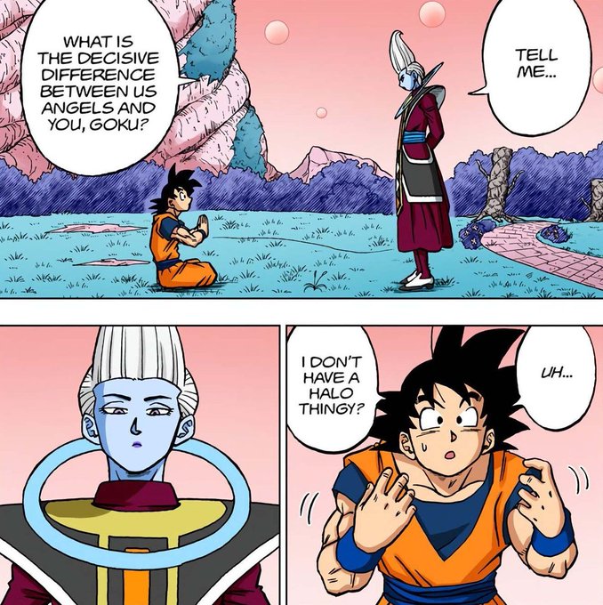 Whis Asks Goku To Describe The Diffe.. | Dragon Ball Manga Panels さんの ...