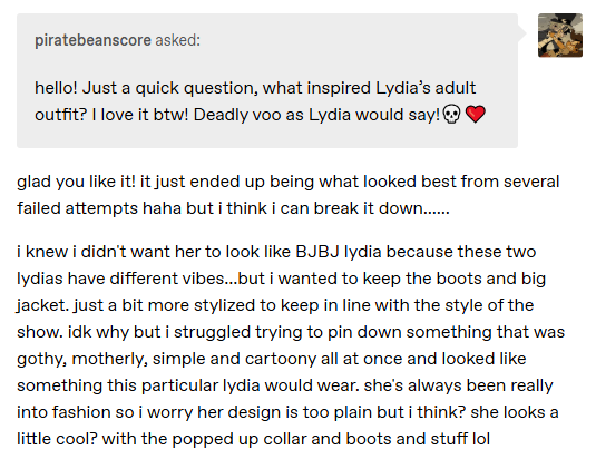 「quick breakdown of adult lydia's design 」Spike R. Monster 🦇の漫画