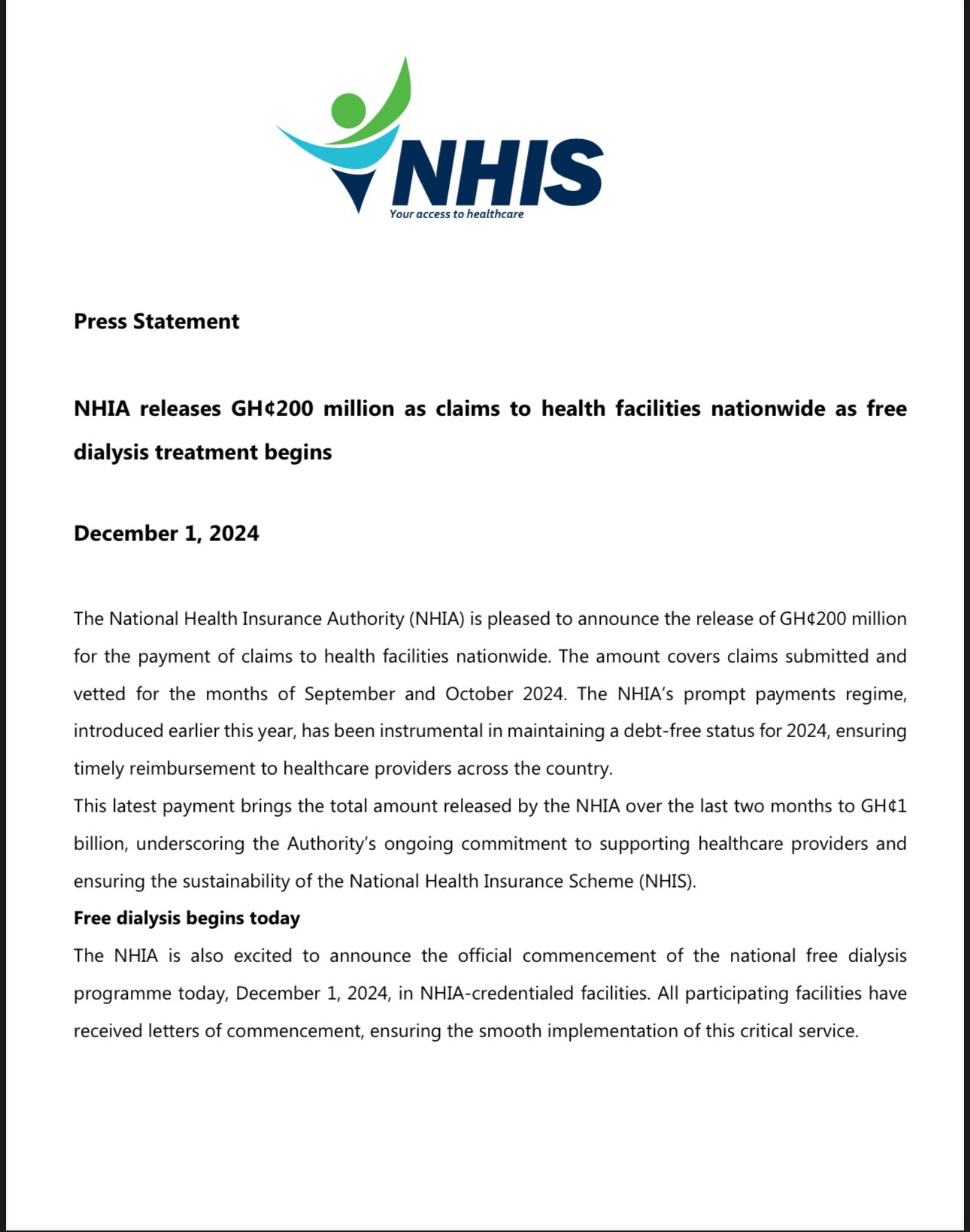 Nhis Logo Dept Content | Federal Medical Centre Birnin Kebbi