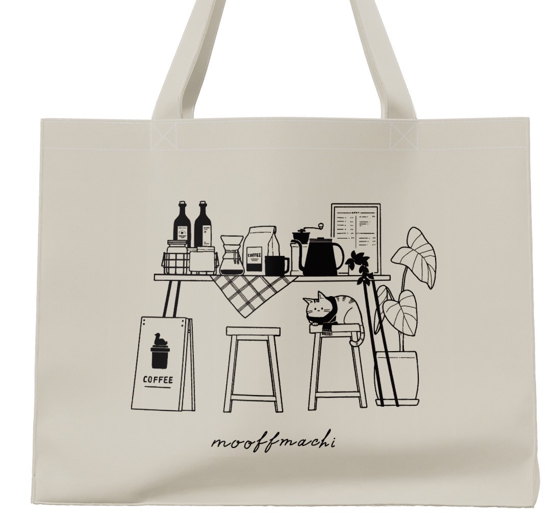 通販】 ・2025年卓上カレンダー ・トートバッグ COMITIA150で頒布したカレンダーとトートバッグの通販を開」moffmachiの漫画