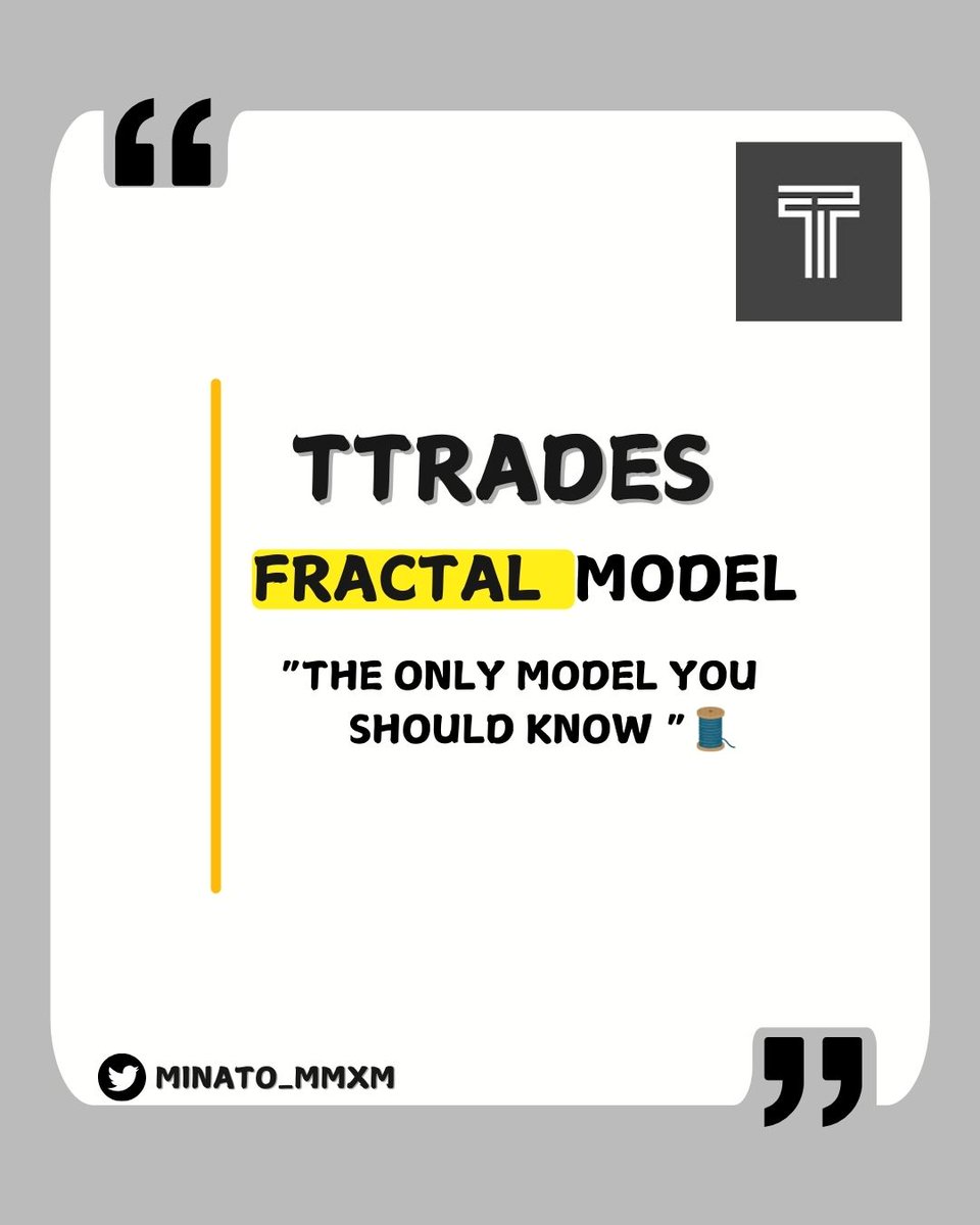 TTrades Fractal Model The only model you should know🤫 Thread🧵 Credits ...