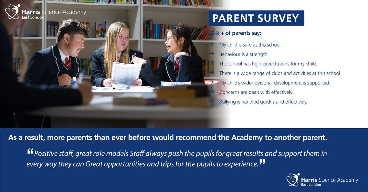 Welcome to Harris Science Academy East London