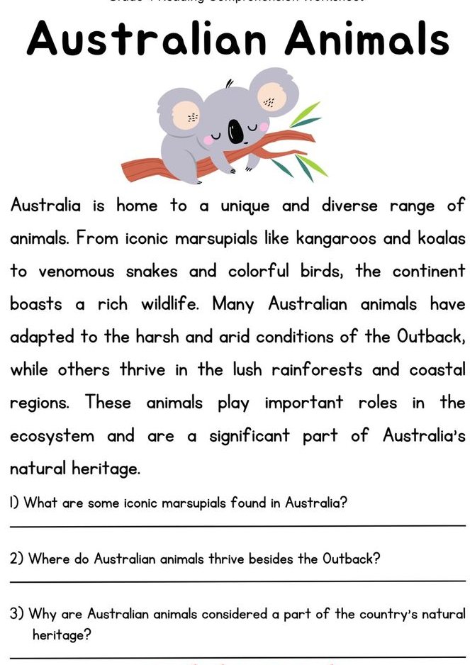 Australian Animals Facts