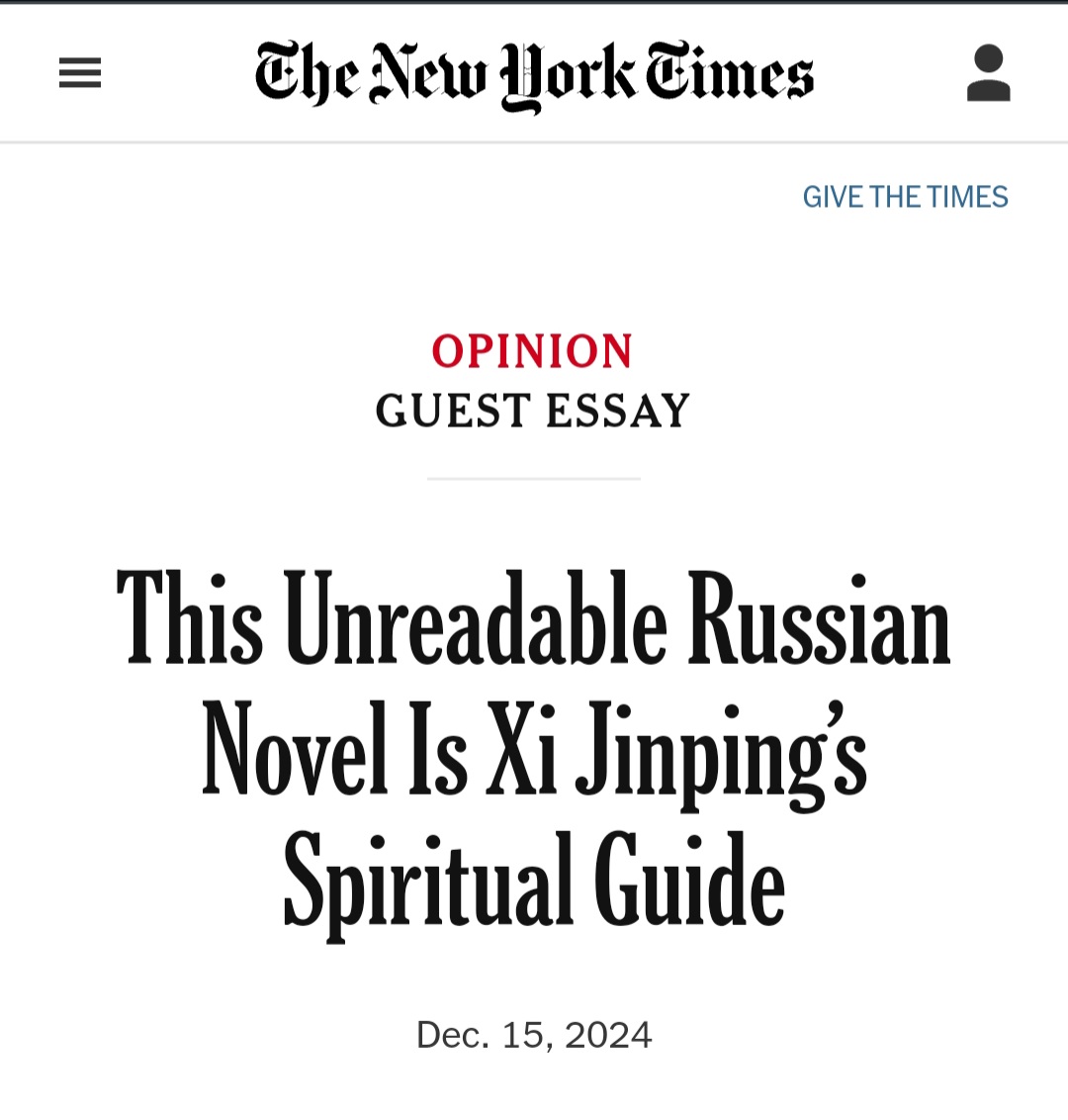 Xi Jinping's Spiritual Guide: Chernyshevsky's 'What is to be Done?' Called Unreadable, Obscure ...