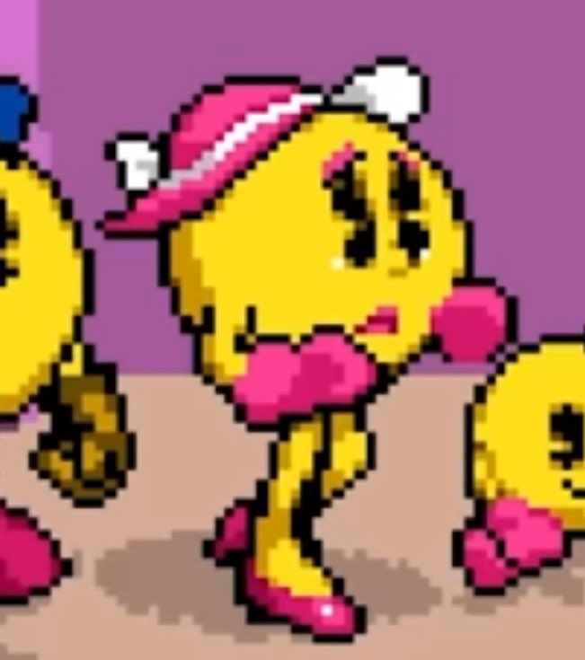 Mrs. Pacman Pixel Art