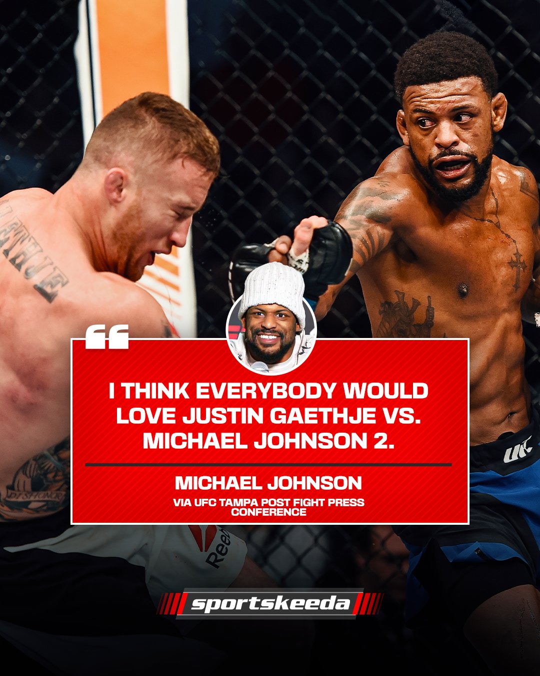 Ufc Michael Johnson Tattoos Sportskeeda MMA On X: "Michael Johnson