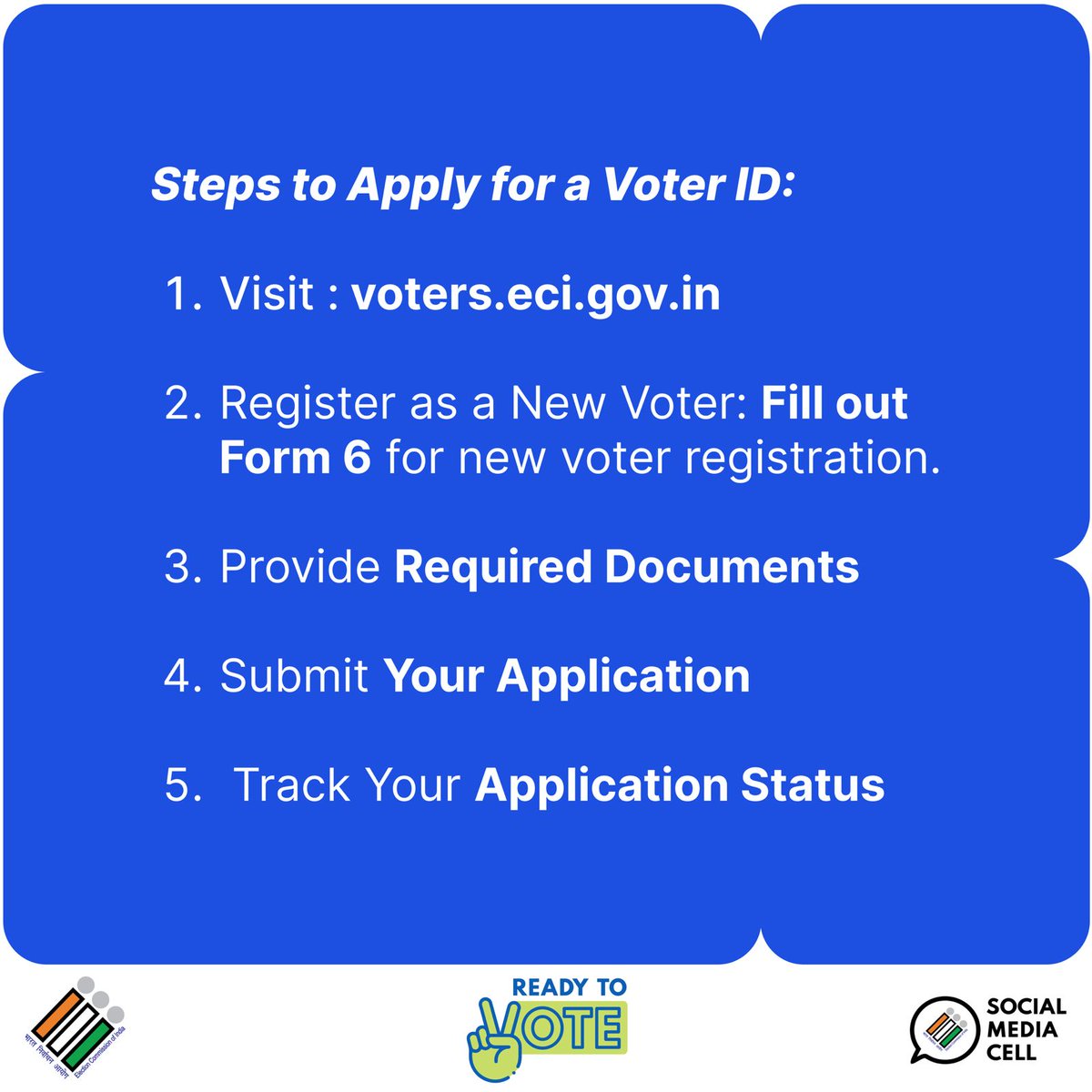 Your vote, your voice! Ready to become a voter? Follow these simple ...