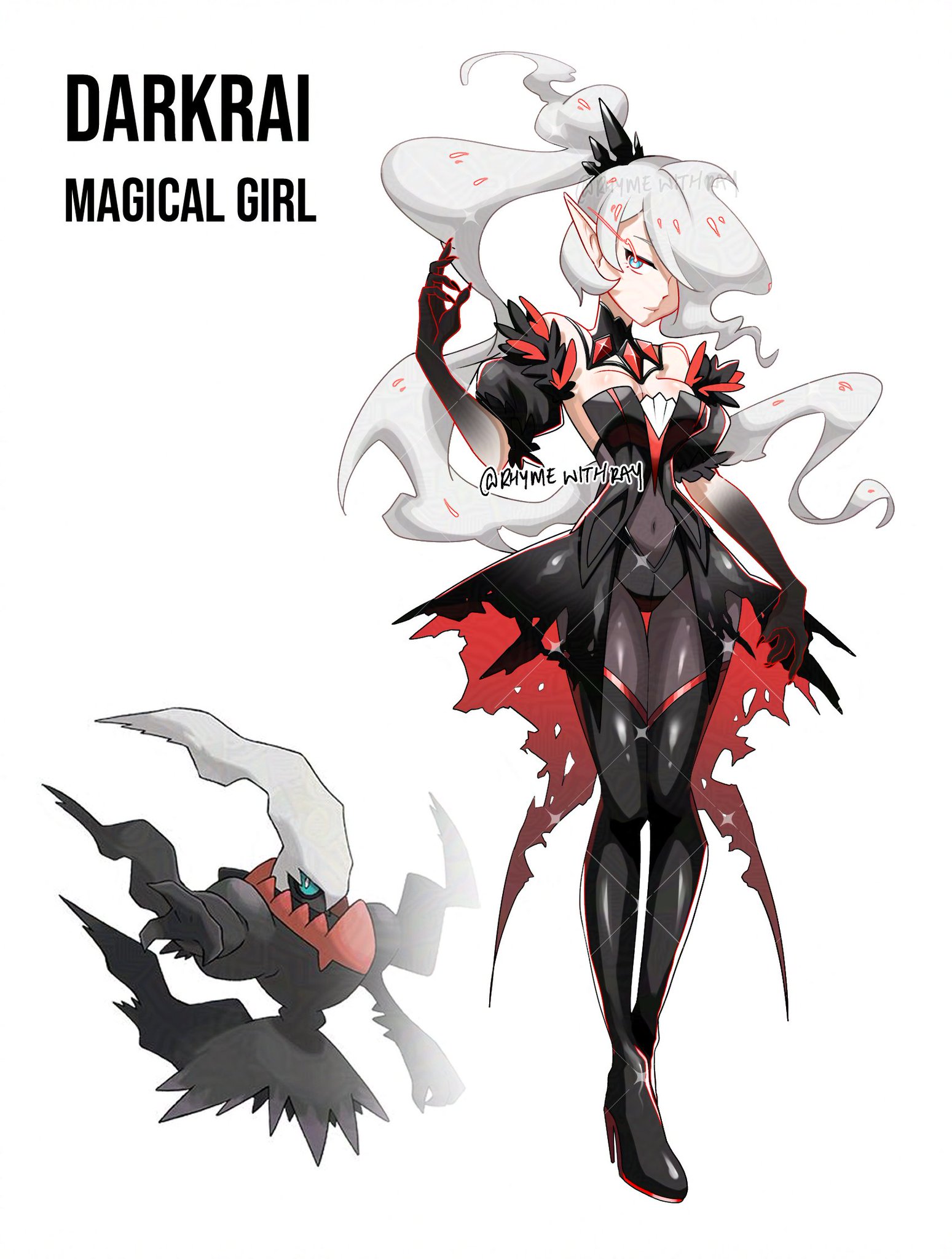 Darkrai Forma Umana Femminile Fashion Souls