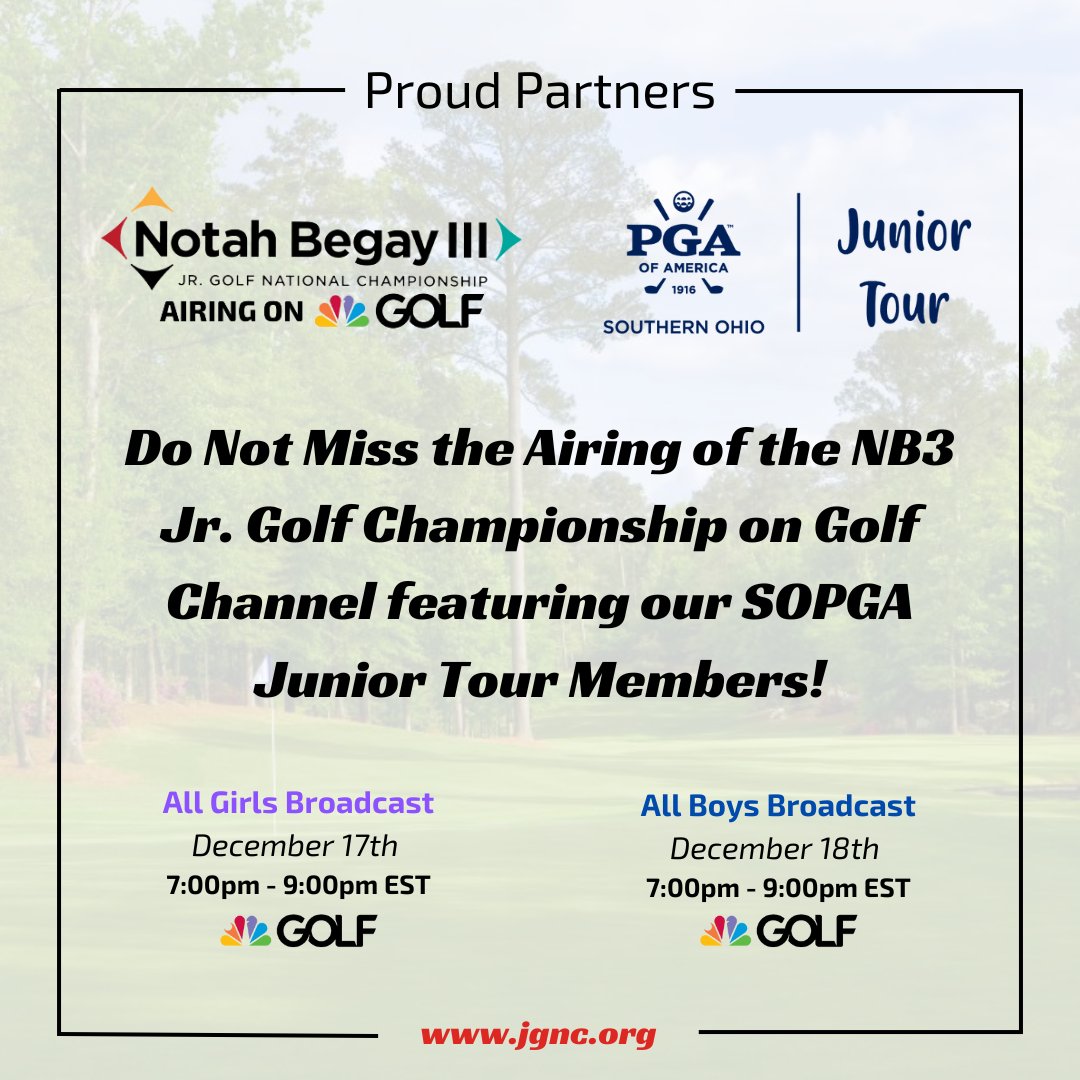 Southern Ohio PGA Junior Golf – SOPGA Junior Golf