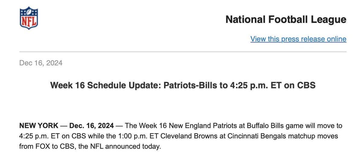 2016 Nfl Schedule Release Date