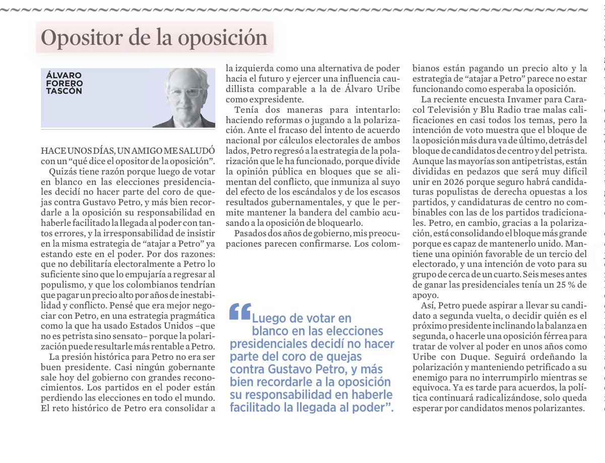 Alvaro Forero Tascón (@alvaroforero) / Posts / X