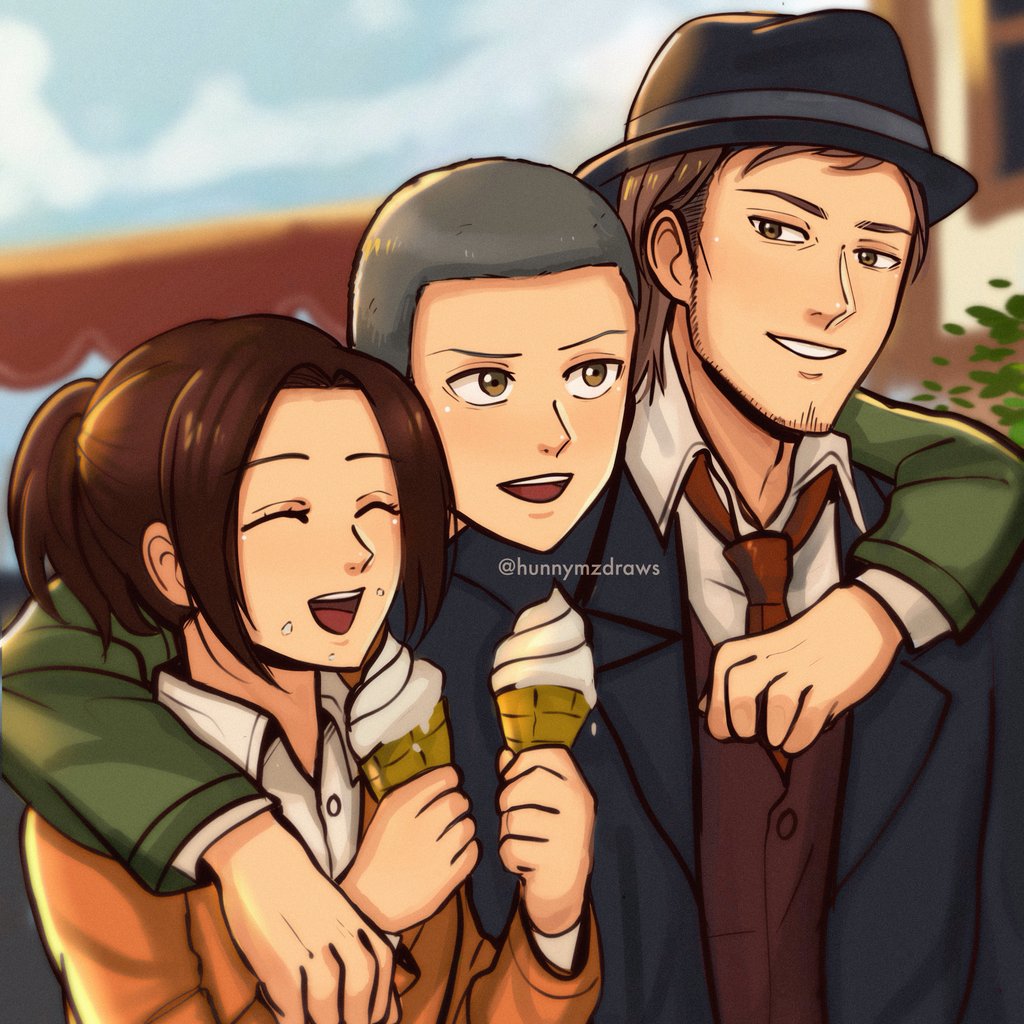 「trio進撃の巨人 Attackontitan 」ًのイラスト