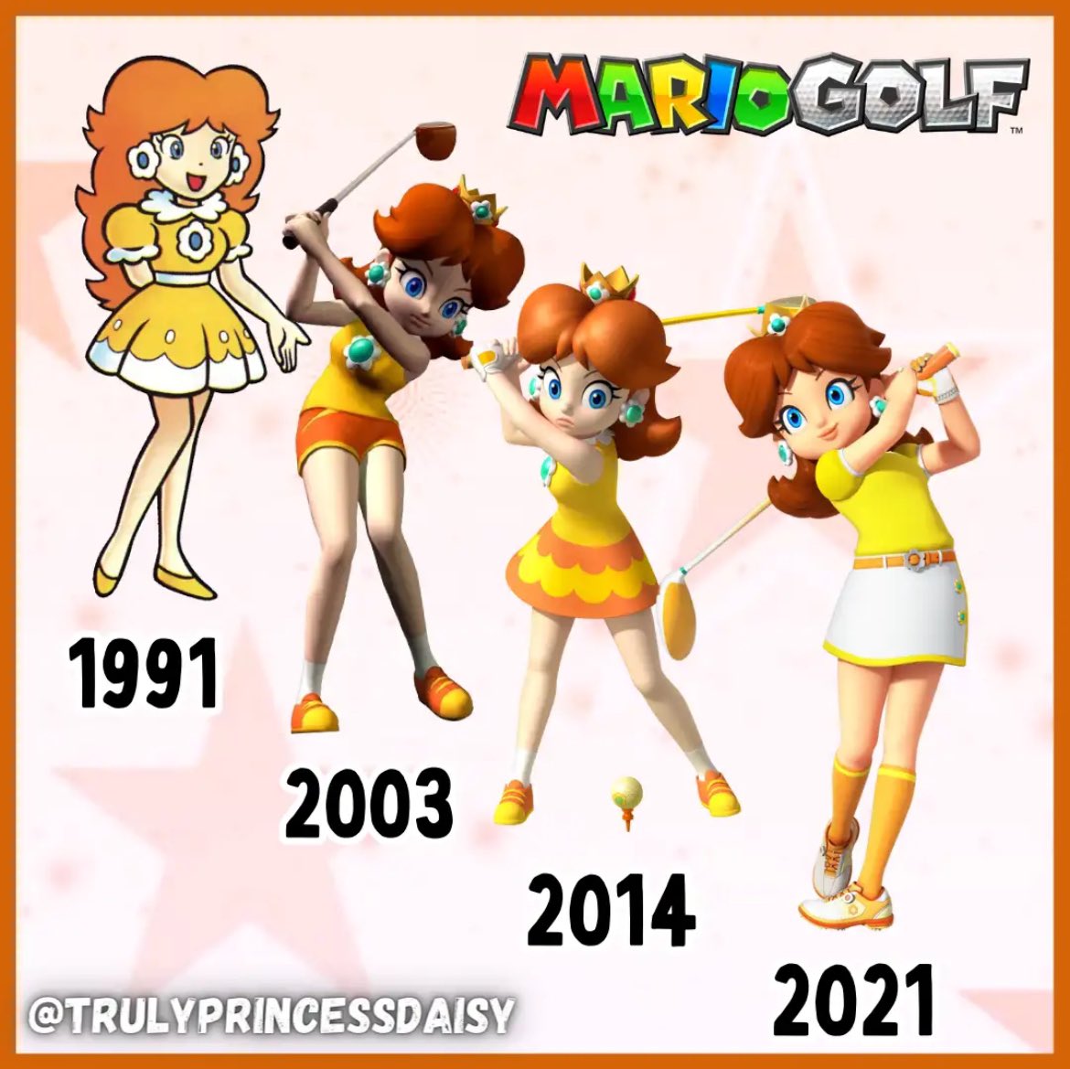 Princesa Daisy Golf Mario Golf Super Rush Daisy Vs Peach Vs Rosalina