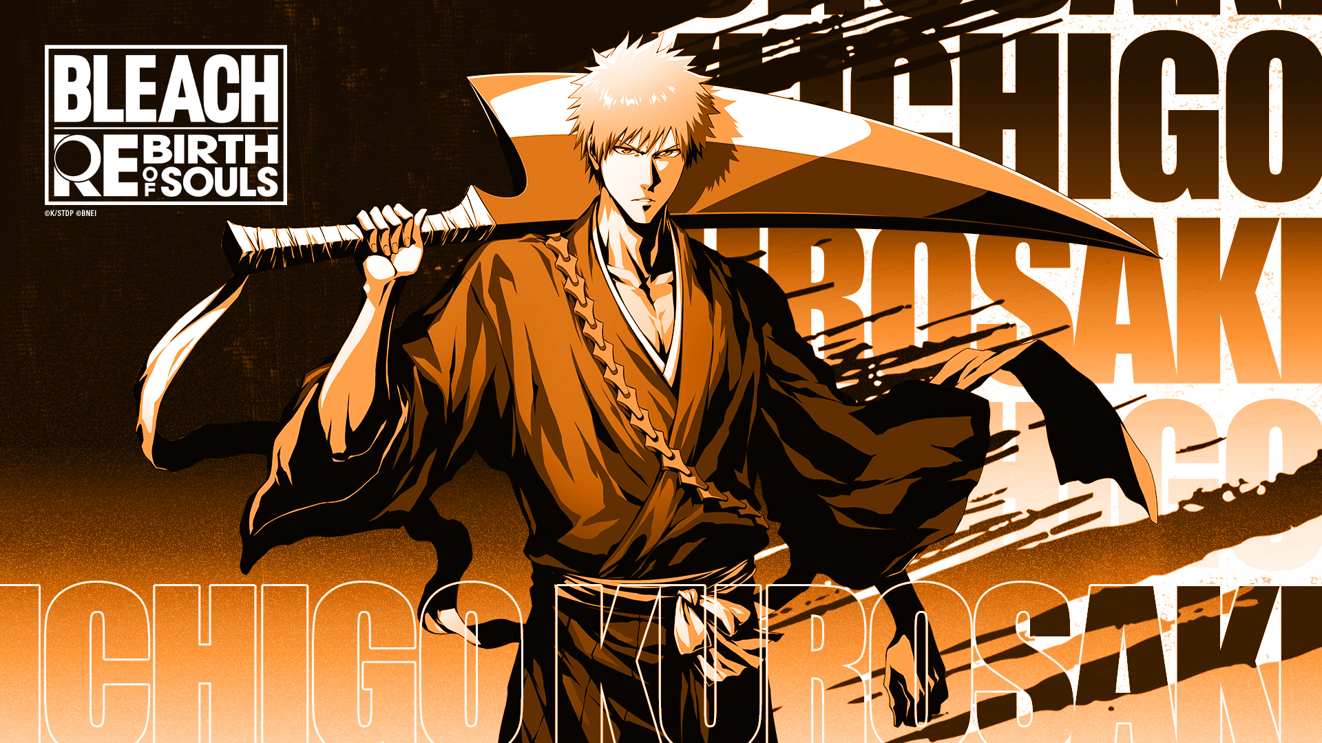 Bleach Logo Wallpaper 4 Ichigo Kurosaki Fond D'écran Animé 4K.