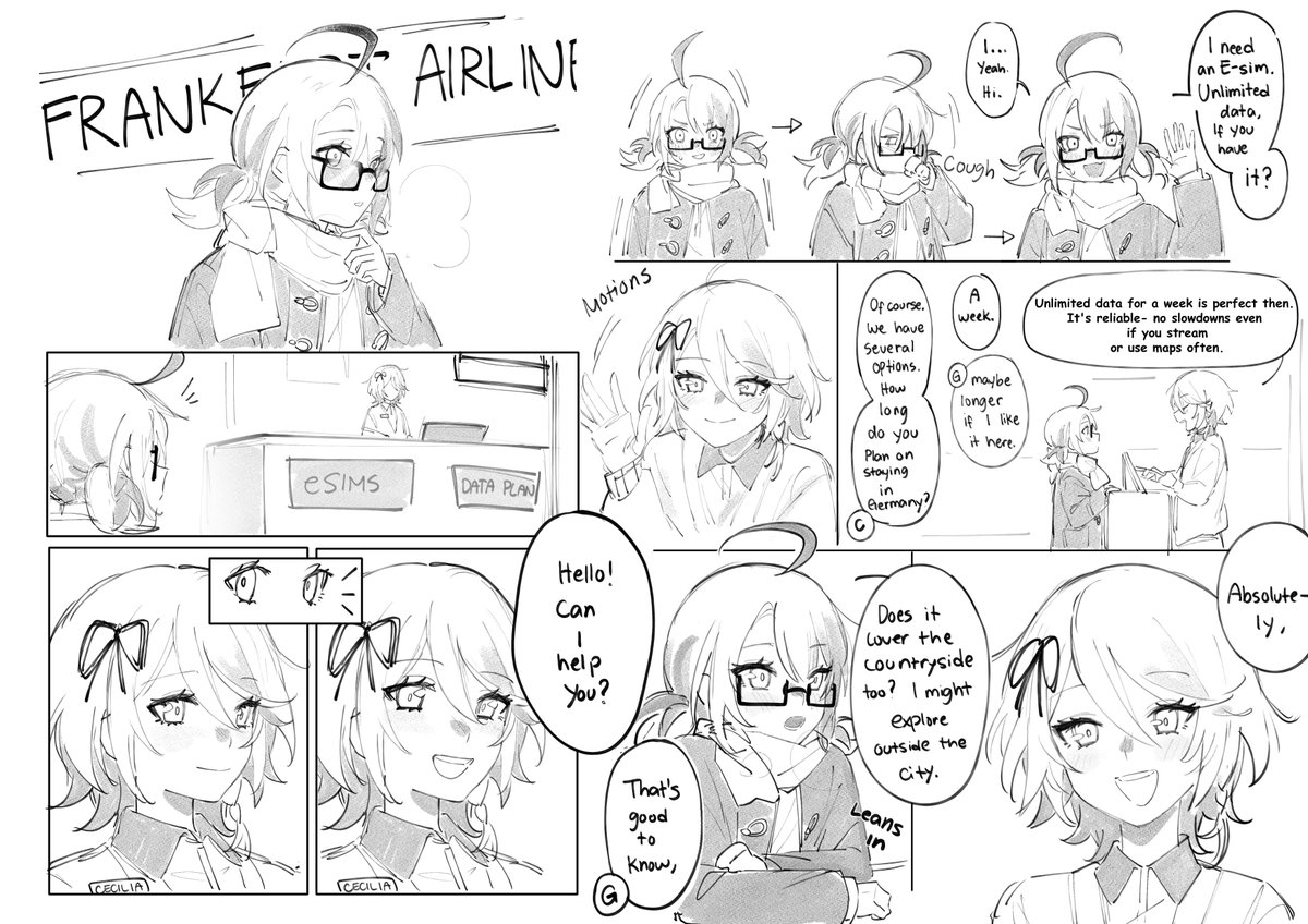 「I spared myself from making it 5 pages, please take this and」Mittsu 🦈の漫画