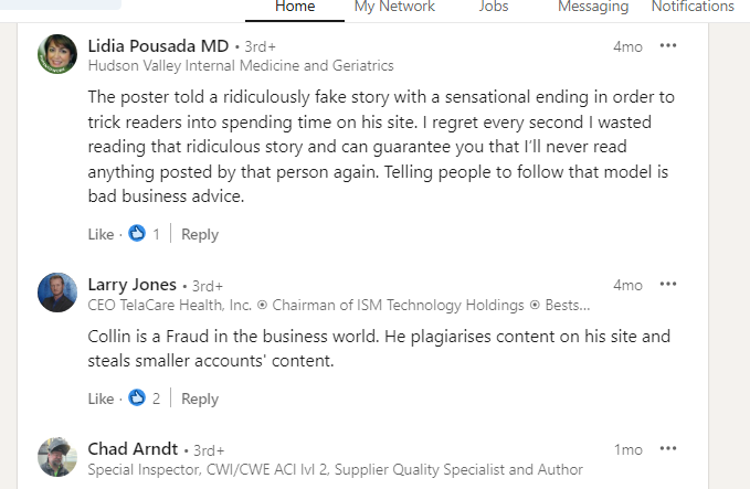 Collin Rugg - 1.6Million followers on X A Musk bro .. dubbed a fraud ...