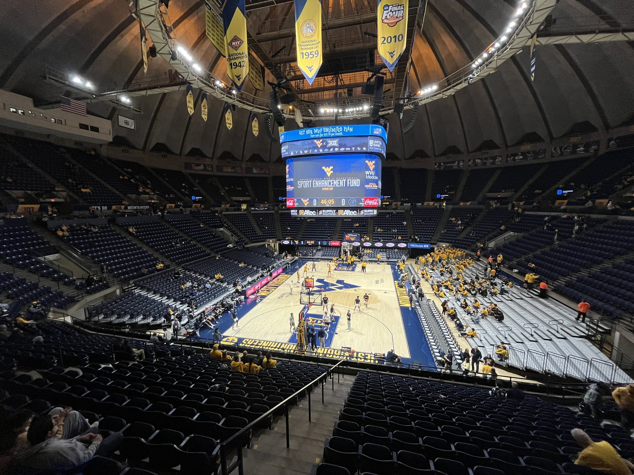 Wvu Coliseum Seating Chart