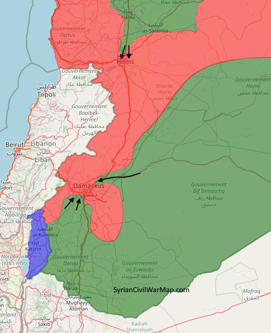 Syrian Civil War Map