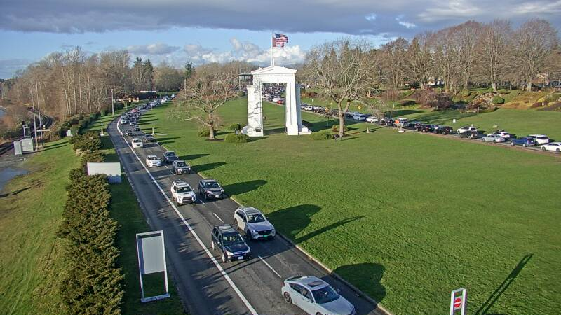 Peace Arch Border Crossing