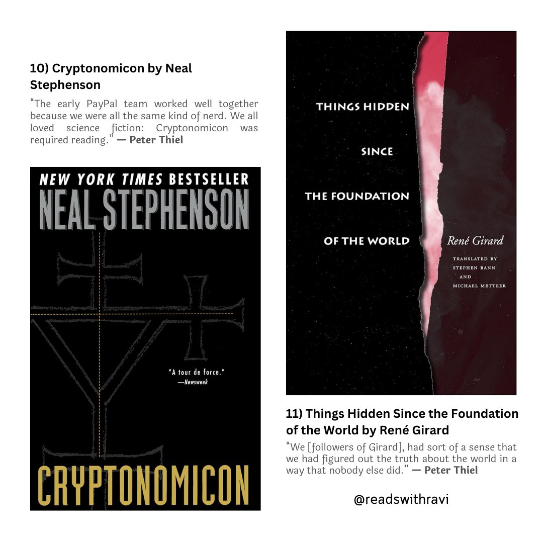 21 books recommended by Peter Thiel: 1) The Sovereign Individual by ...
