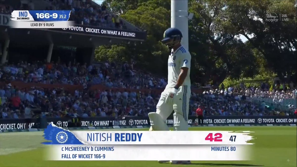Nitish Kumar Reddy has been India's leading run scorer at: - 1st ...