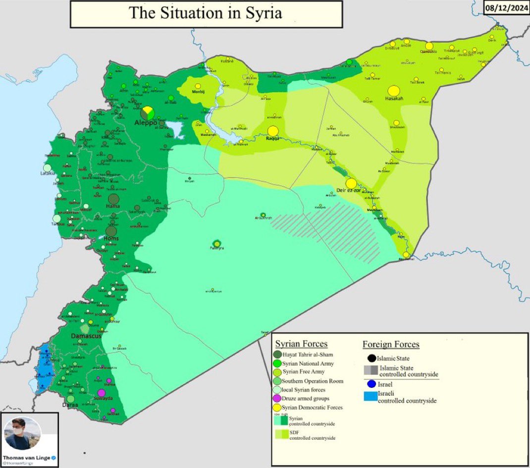 Summary of the Fall Of Damascus (Thread🧵) List of events that lead to ...